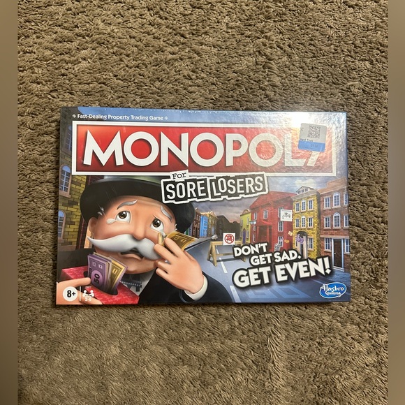 Monopoly | Other | Vintage Monopoly For Sore Losers Board Game 0s ...